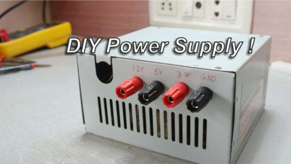 DIY Power Supply using ATX PSU - NematicsLab | Easy